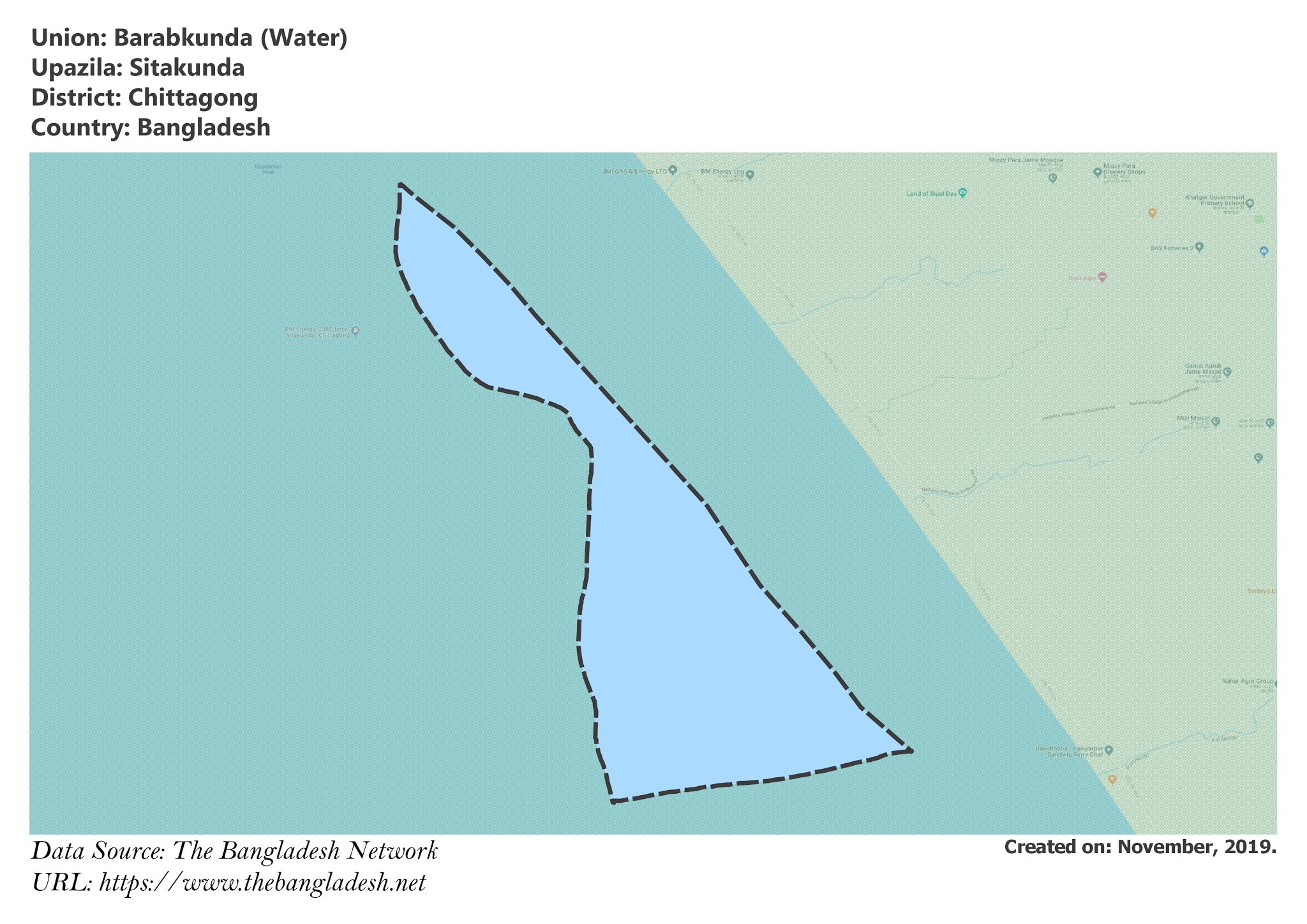 Barabkunda Union (Water), Chittagong