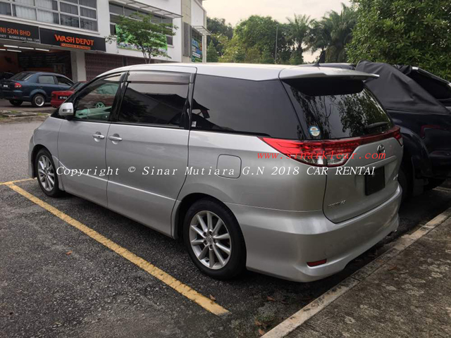 Sewa Mpv Toyota Estima Acr 50 7 Seater - Silver