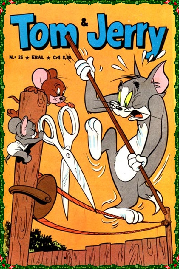 CAPAS DE GIBI COVERS COMICS-TOM E JERRY-EBAL