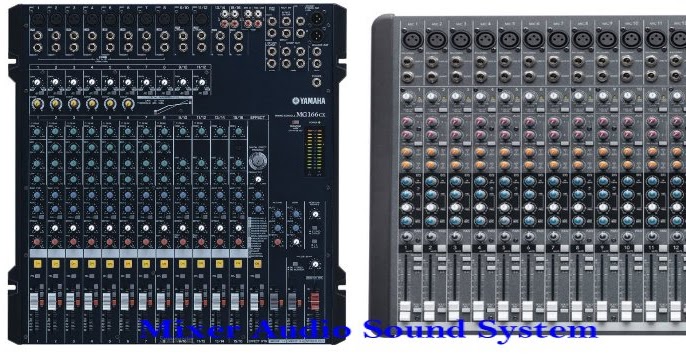 Mixer Audio Sound System - Harga Speaker dan Alat Sound System