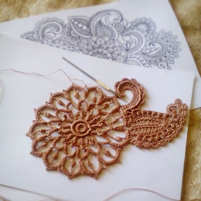 Irina: Fantastic Irish Lace Crochet!