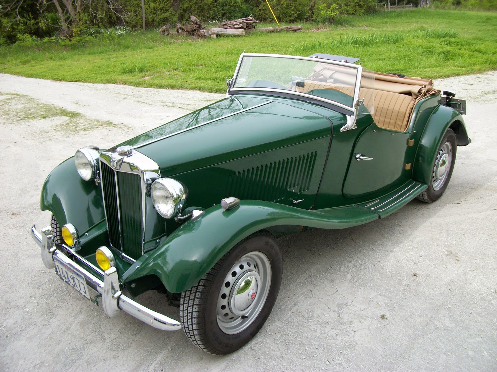 1952 MG TD: Top