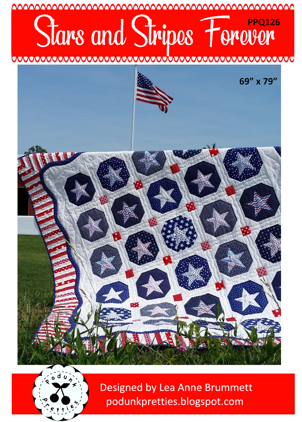 Podunk Pretties Quilting: ~ Stars and Stripes Forever
