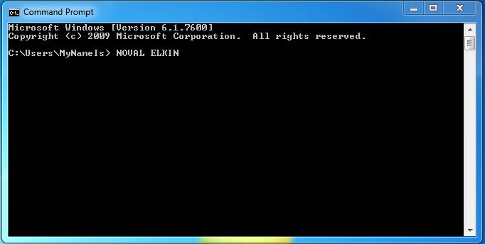 Tutorial Chatting Menggunakan CMD ( Command Prompt ) ~ Noval-ELKIN