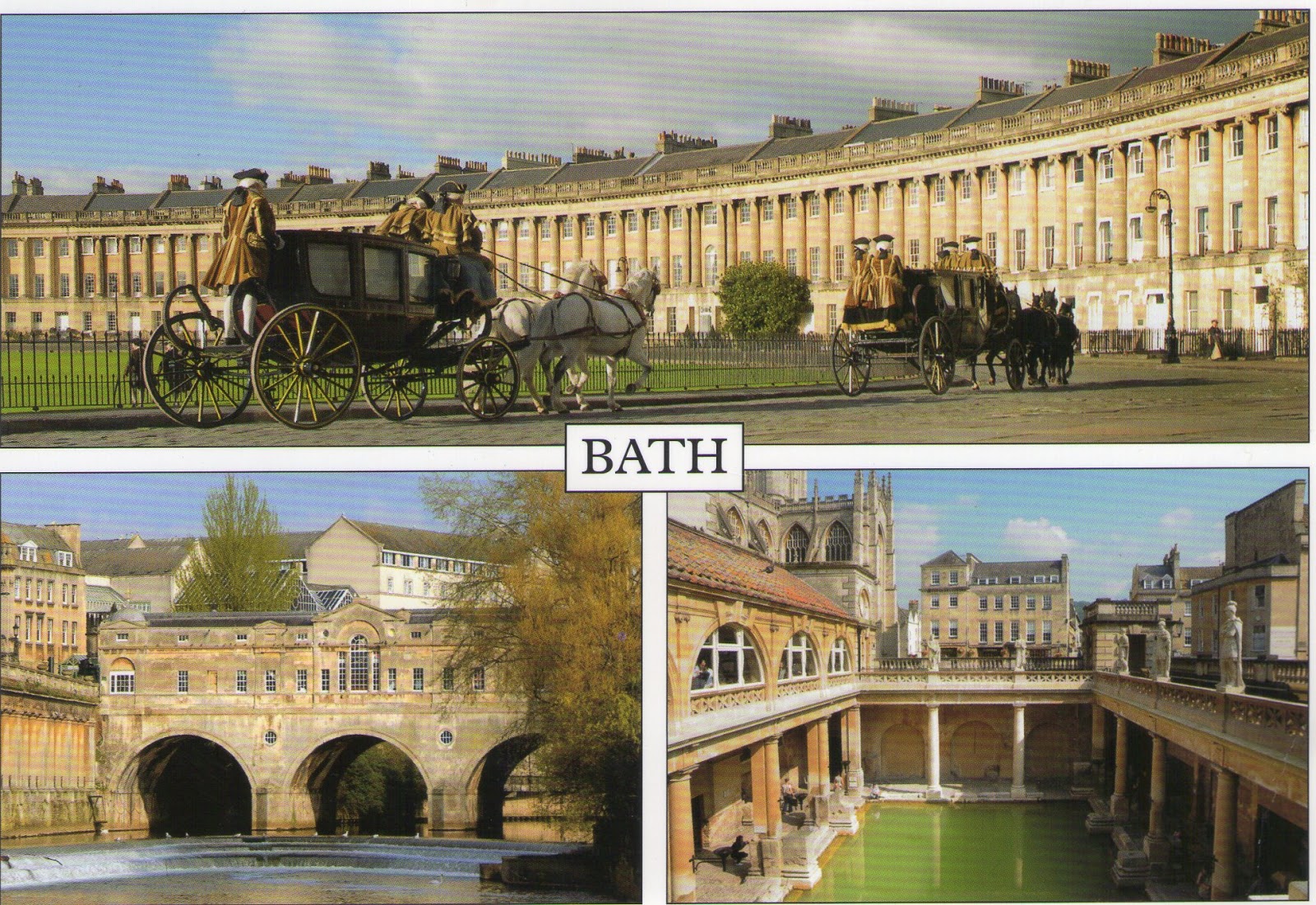 My postcard collection: United Kingdom - City of Bath