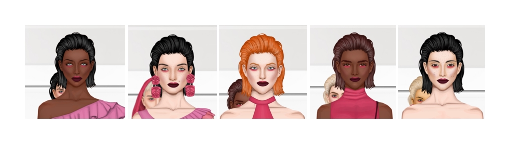the stardoll models: 5 faces with great potencial to start modeling career!