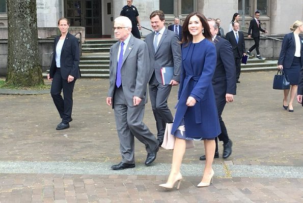 Princess Mary visited University of Washington in Seattle