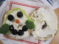 Polka-Dotty Place: Frosty the Snowman Bagel Party