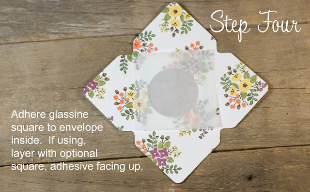 this pink rooster: CD Envelope Treat Package Tutorial