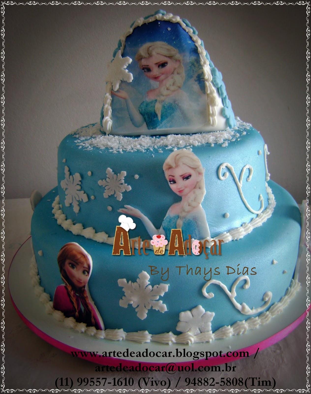 Arte de Adoçar: Bolo Frozen!!!!