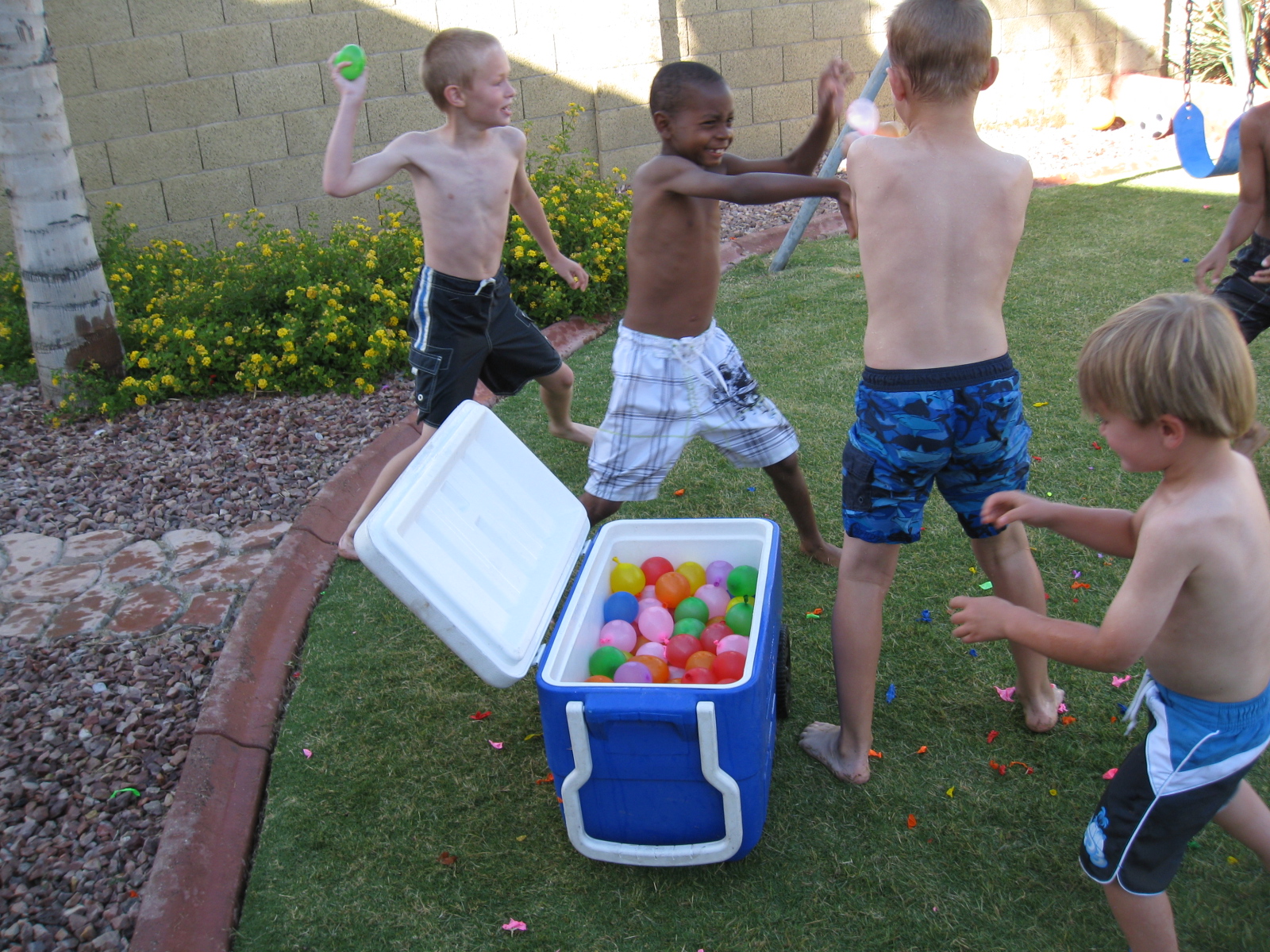The Munier's page: End of 2nd grade pool party