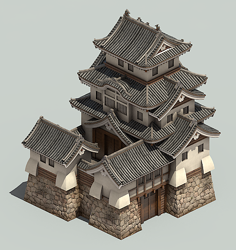 AoC design: Japanese castles