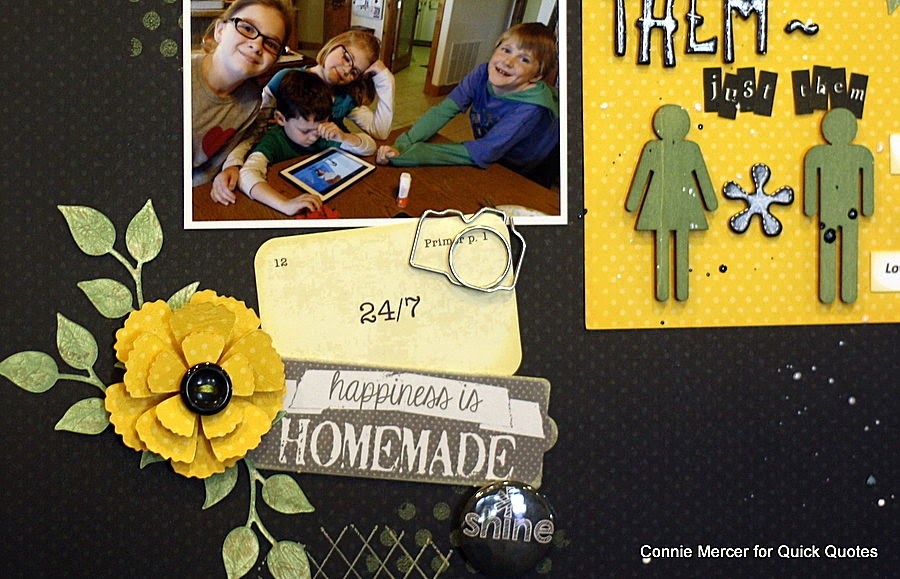 crafty goodies: Them~ a scrapbook page with Quick Quotes!