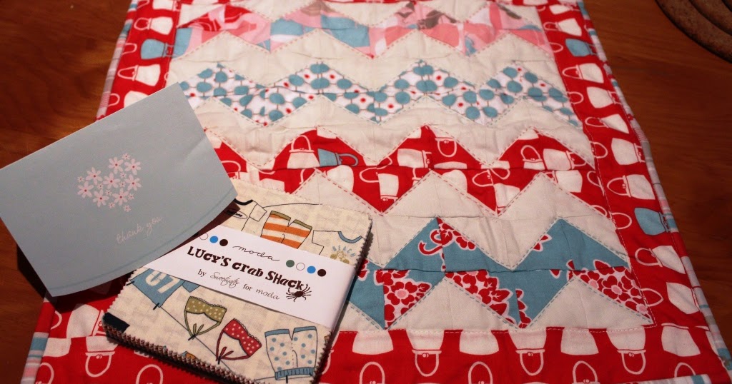 my fab little quilt arrived