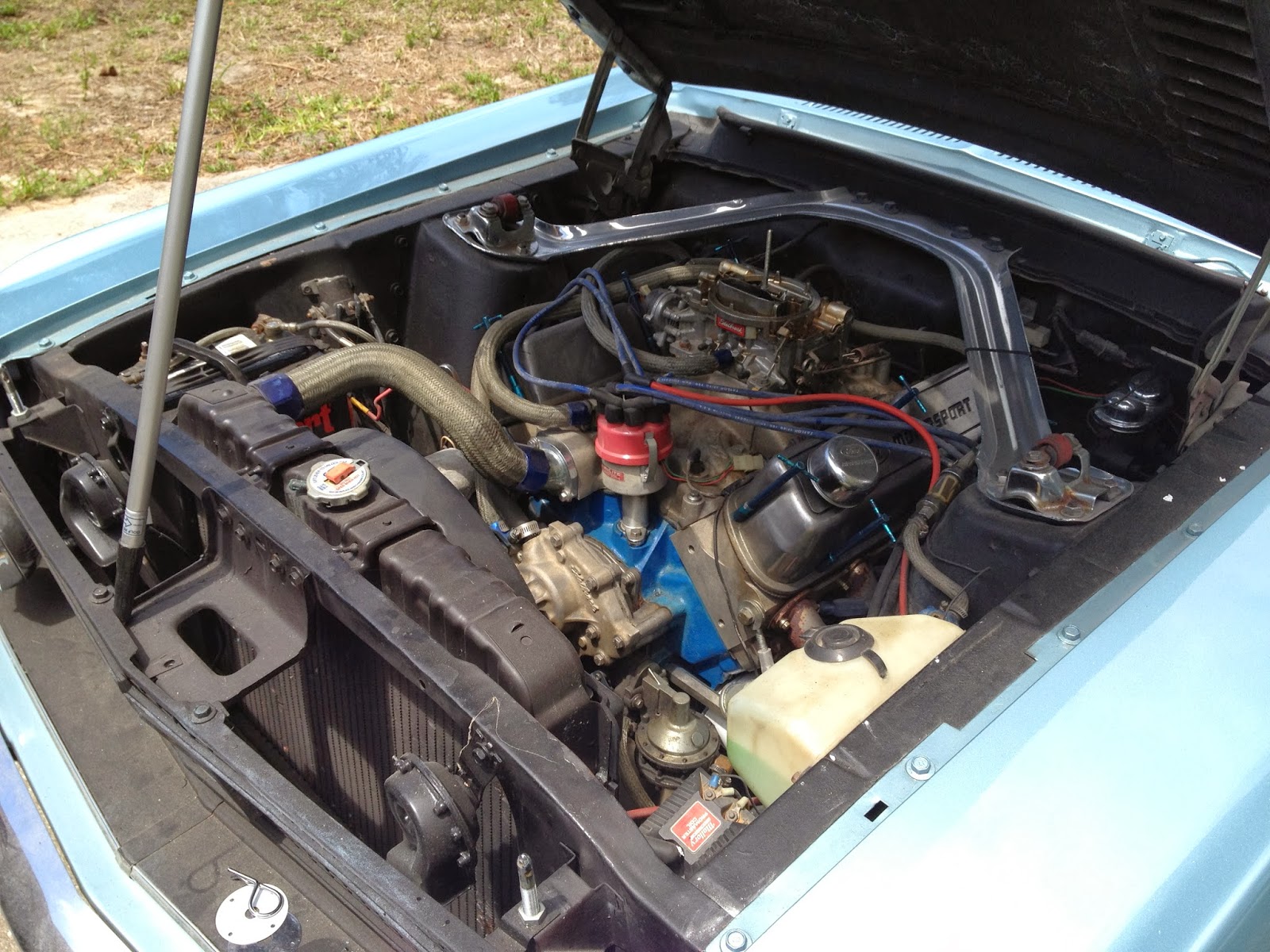 1968 Ford Mustang GT : under the hood