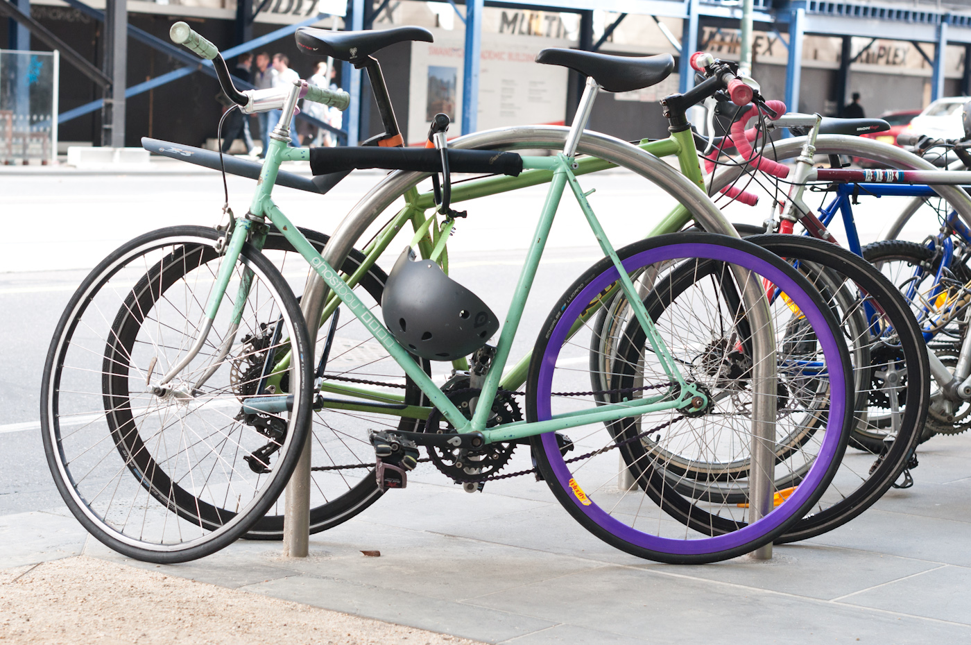 The Biketorialist: Raleich fixed gear conversion, Swanston St, Melbourne