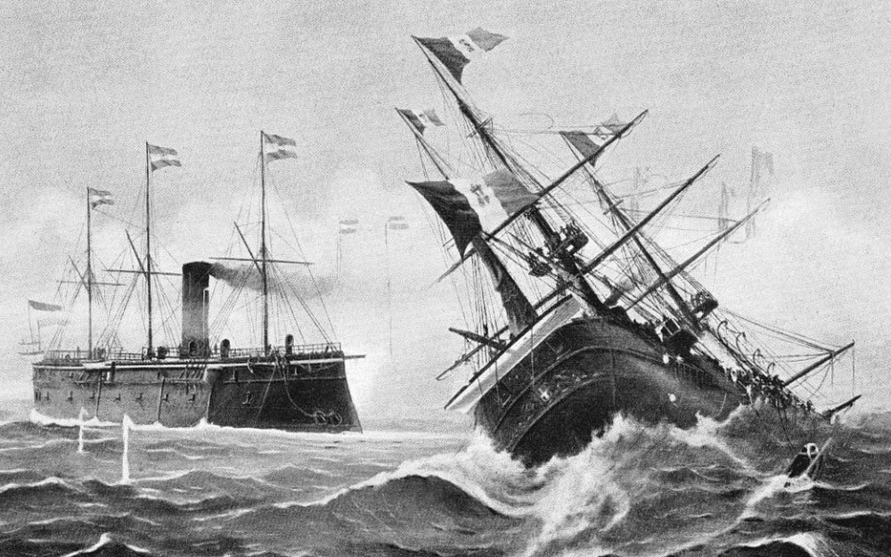 Wargaming Miscellany: A simple Ironclad vs. Ironclad wargame