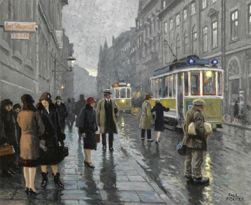 Pinturas del artista Paul Gustav Fischer