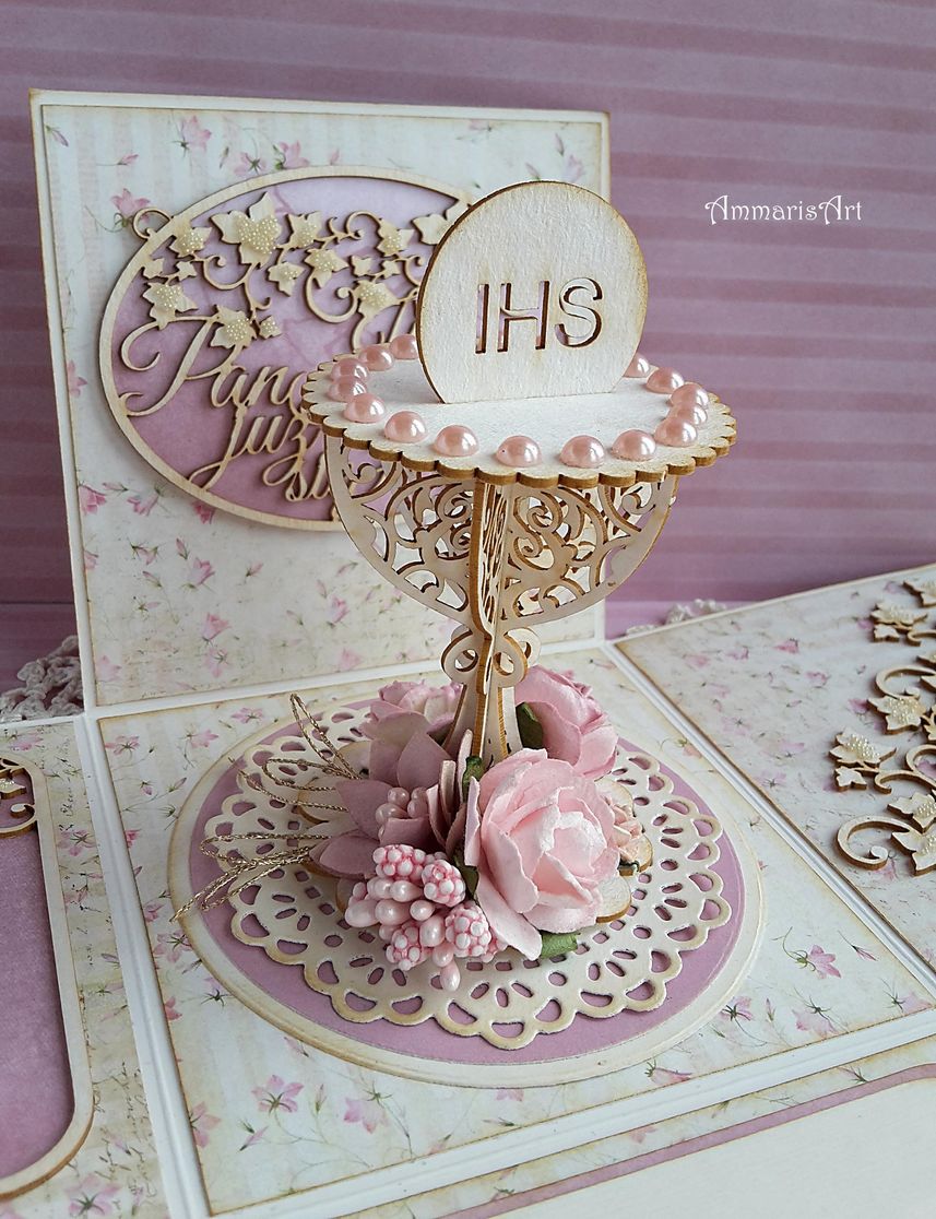 FILIGRANKI: Komunijny Exploding Box / Holy Communion Exploding Box