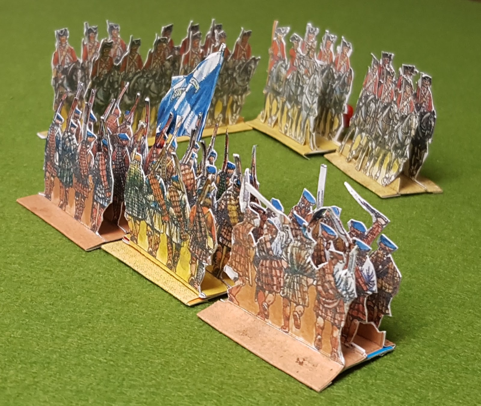 A Wargaming Gallimaufry: Paper Highlanders on the march