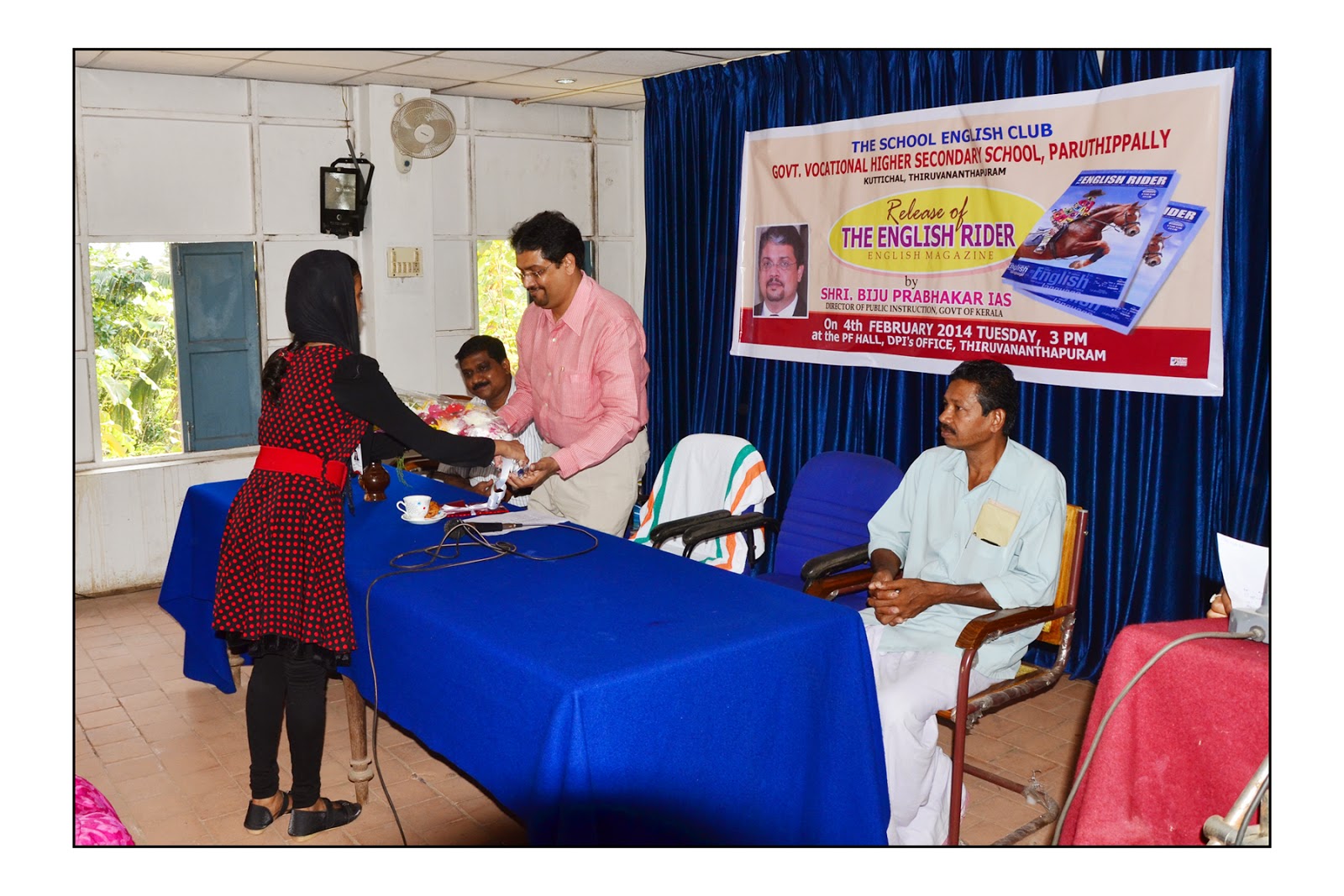 The English Rider: Shamsa welcomes BIJU PRABHAKAR IAS in ENGLISH RIDER ...
