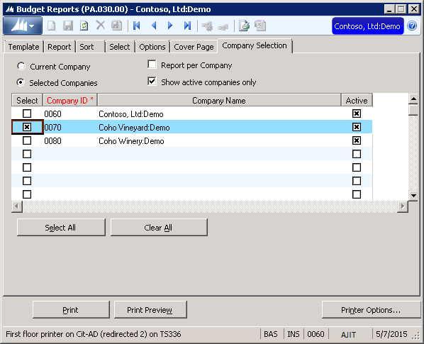 Microsoft Dynamics SL