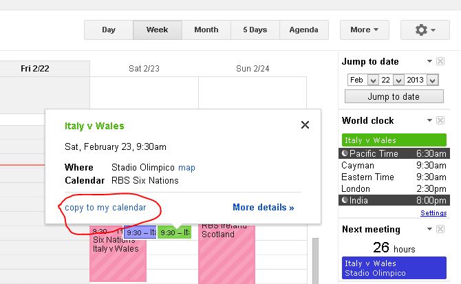 David Jenkins Tech Geek Blog: WorkAround To Add Other Calendar Entries ...