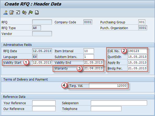 SAP MM Certification : Overview Of Quotations. How To Create RFQ - Purchase
