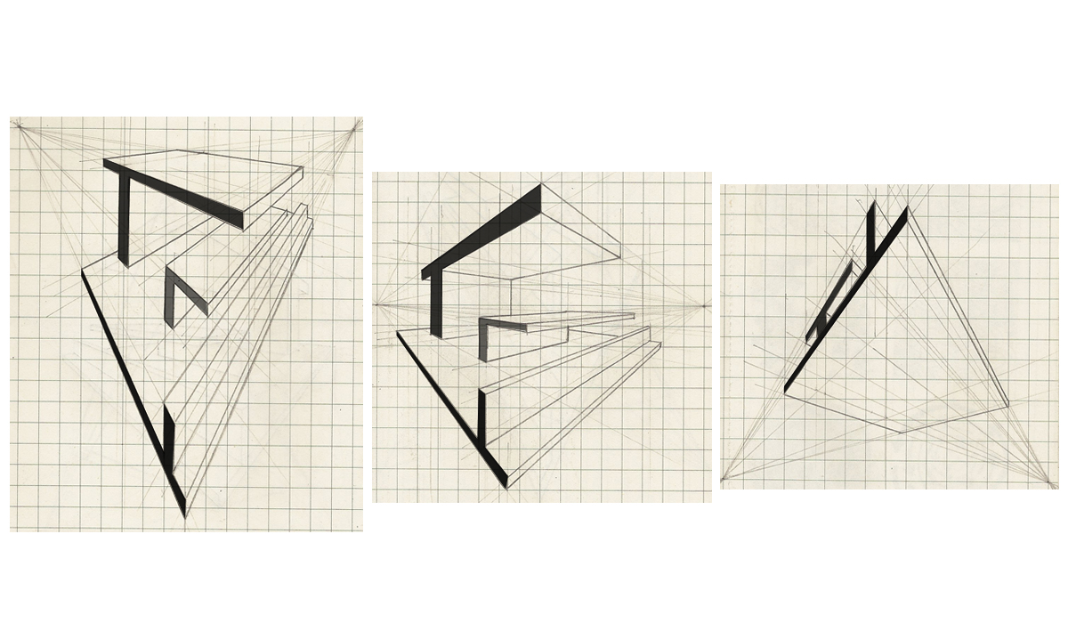 A. Kevin Lao: 2 Point Perspective - T Shapes