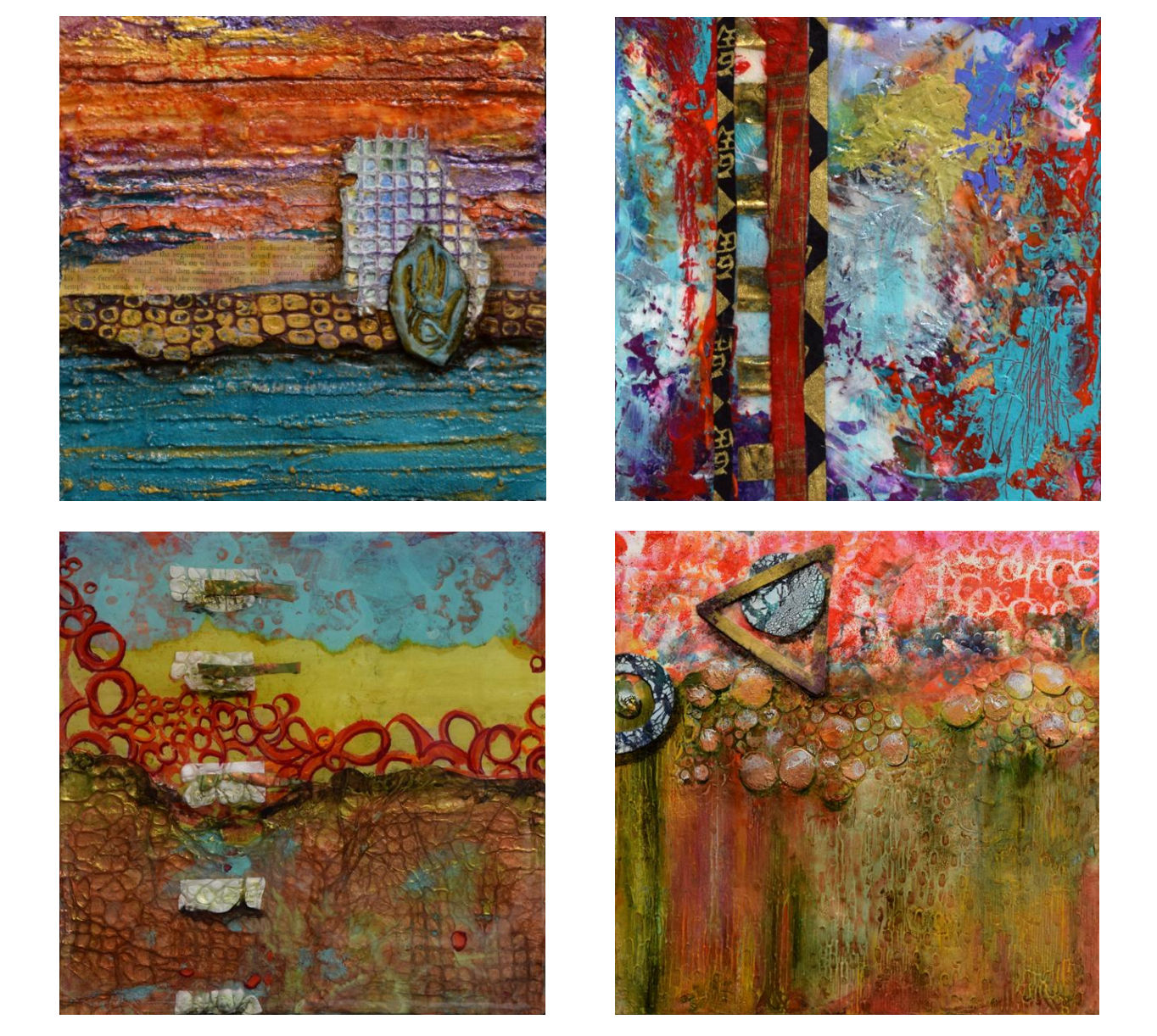 Sandra Duran Wilson-Science and the Princess of Paint: Mixed Media ...