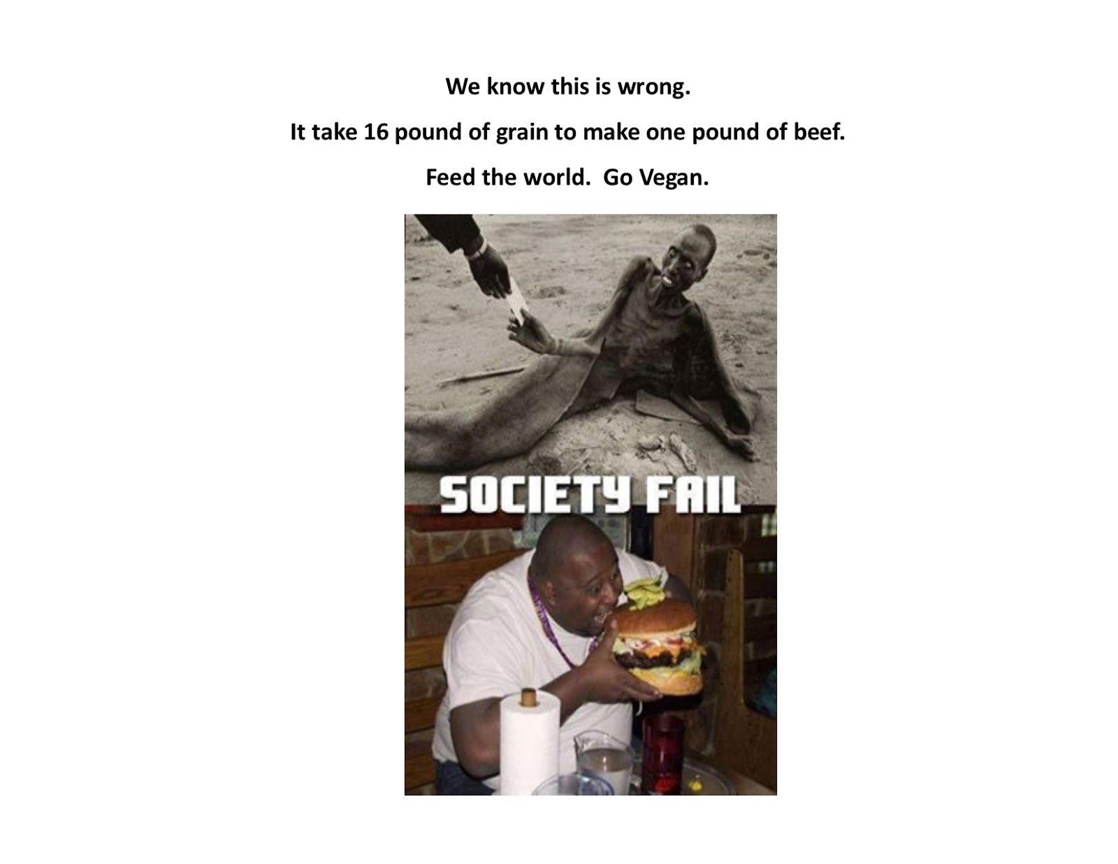 Joy of Vegan: world hunger memes to share