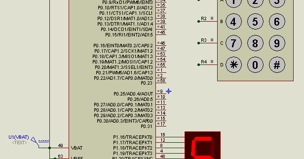 Code Bloges: Interfacing Keypad to ARM Microcontroller (LPC2148)