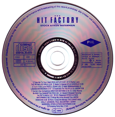 RETRO DISCO HI-NRG: HIT FACTORY - Volume 3 (Various Artists) 1989 SAW ...