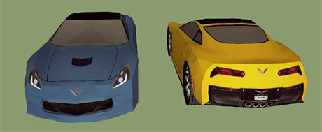 Chevrolet Corvette Stingray (C7) Papercraft | Paperized Crafts