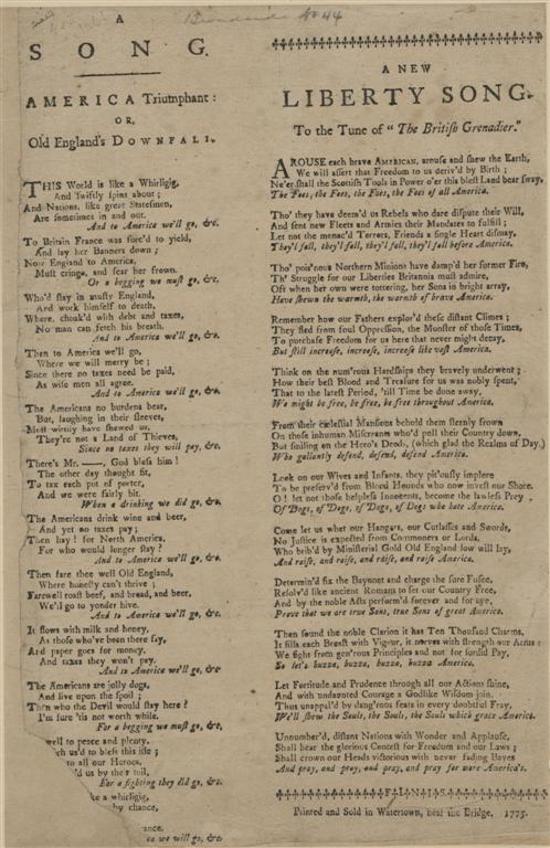 Colonial Quills: Songs of Revolution