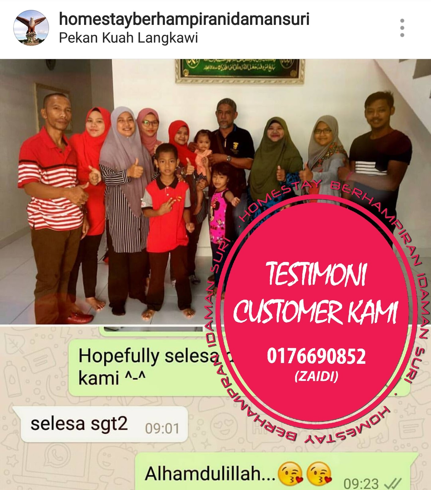 Homestay Berhampiran Idaman Suri...: Inilah Iklan Kami..