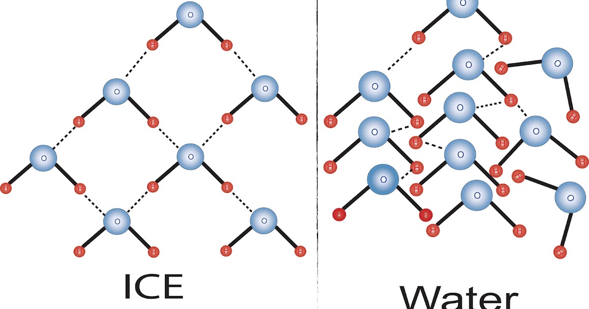 Chemistry: Why does water expand when it freezes?