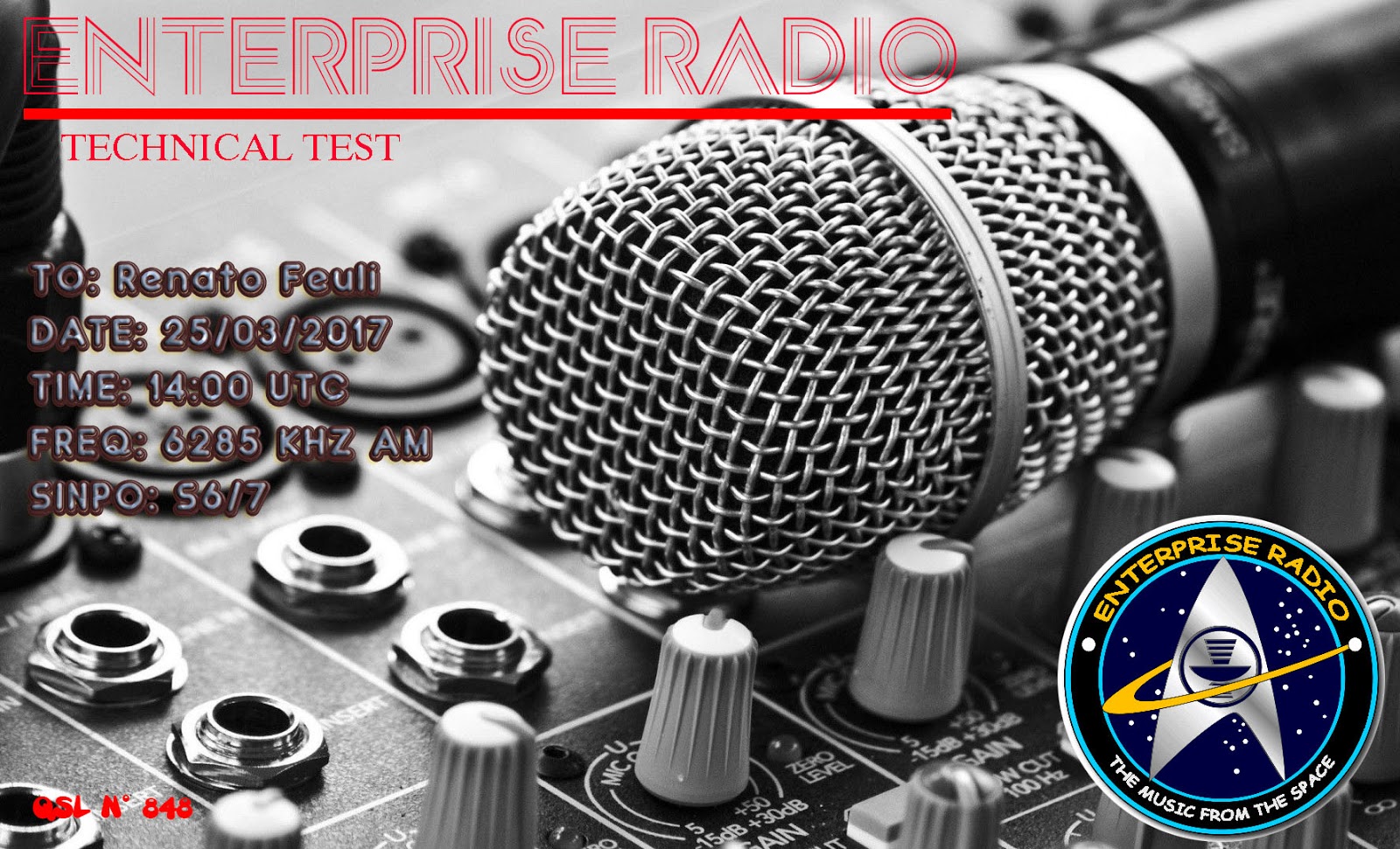 Blog di Renato Feuli IK0OZK : Enterprise Radio Test