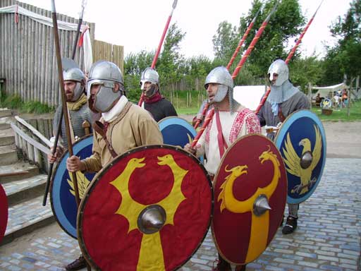 Byzantine Military: The Byzantine Testudo and Shield Wall