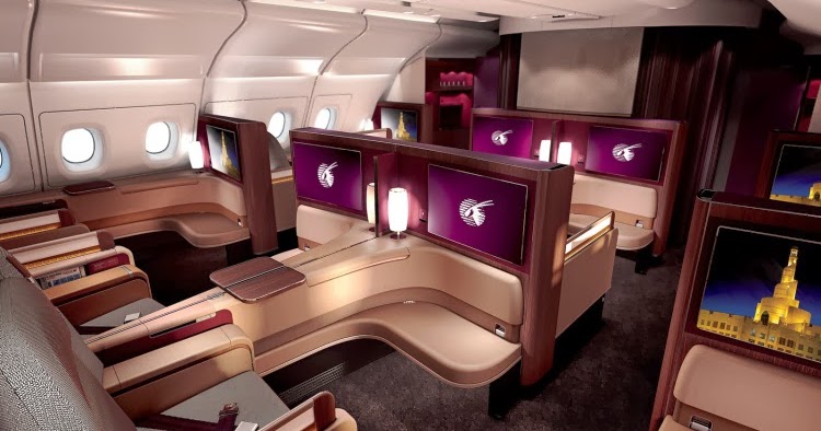 LH Marketing Deluxe: QATAR APRESENTA NOVA CABINE DE PRIMEIRA CLASSE