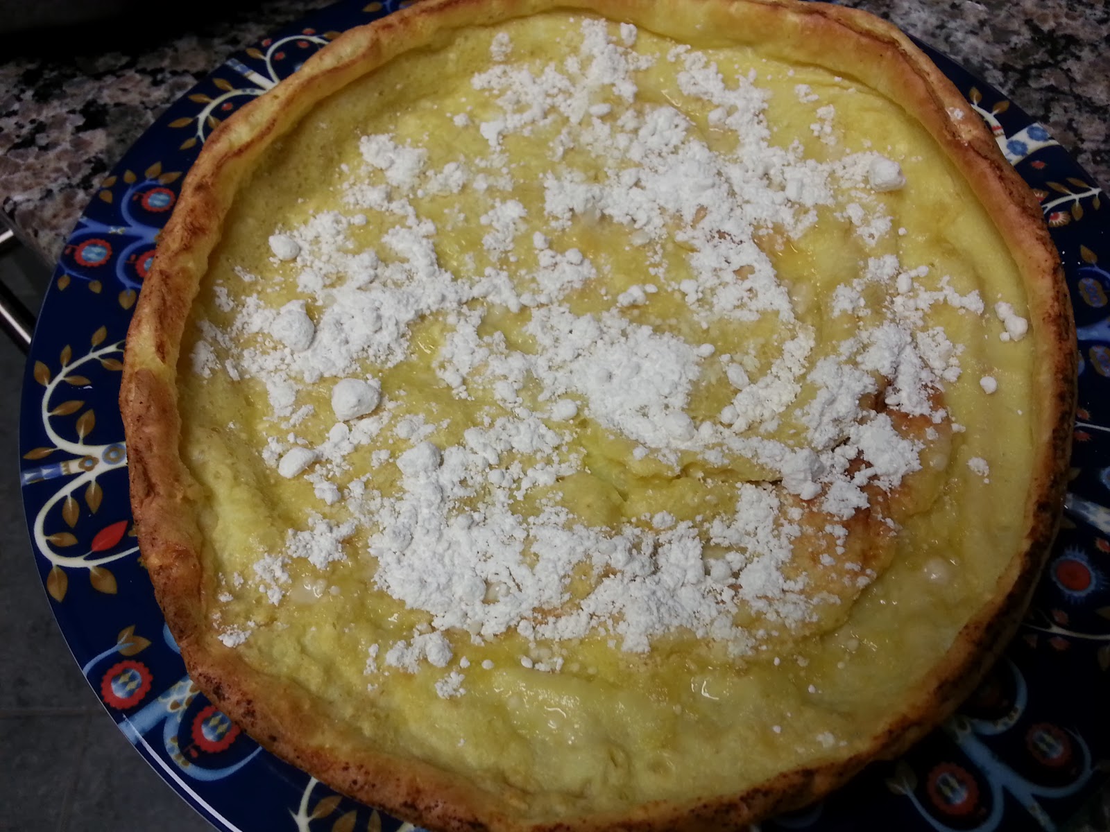 Grubbin' Pugs: Ginormous Pancake aka Dutch Baby Pancake