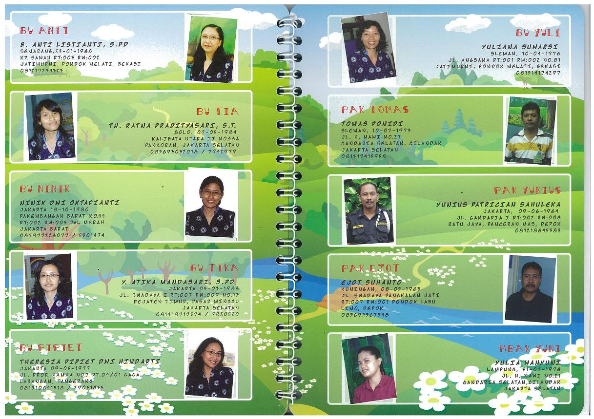 Keluarga Kecapi dan Kisahnya: Yearbook TK Nadhisa, 2011