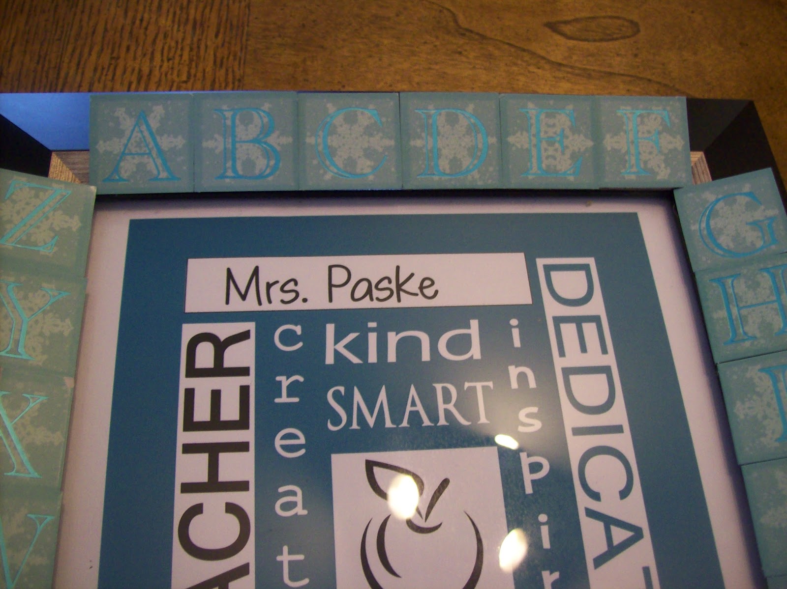 Chrystal's Corner: Teacher Appreciation Subway Art