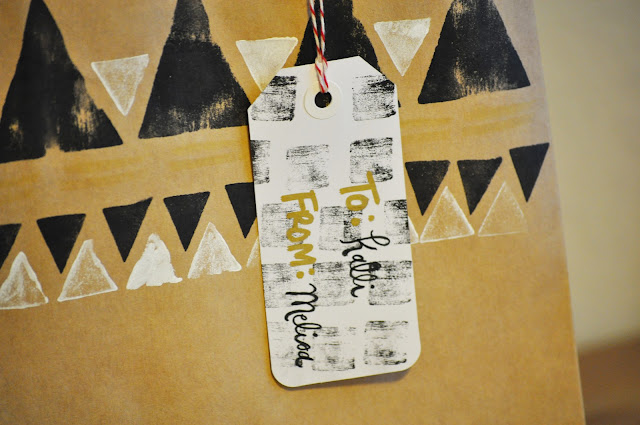 Pie N' the Sky: 12 Days of DIY // hand stamped gift tags