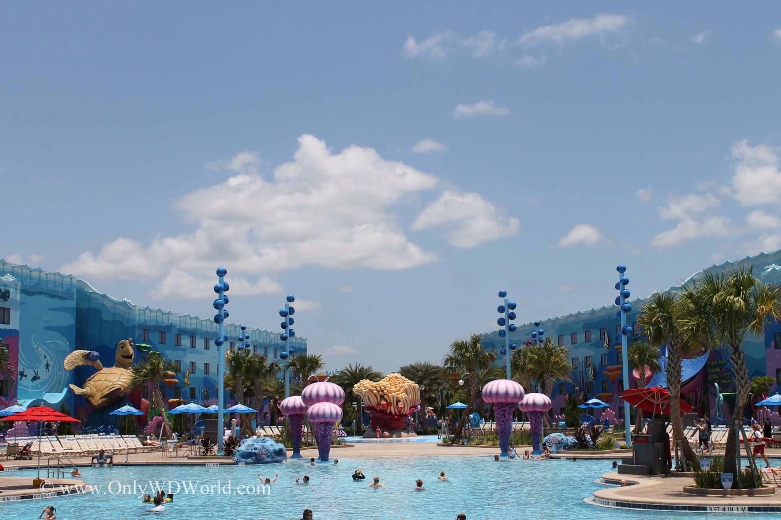 Disney-Pixar Movie Finding Nemo Themed Pool At Disney's Art Of ...