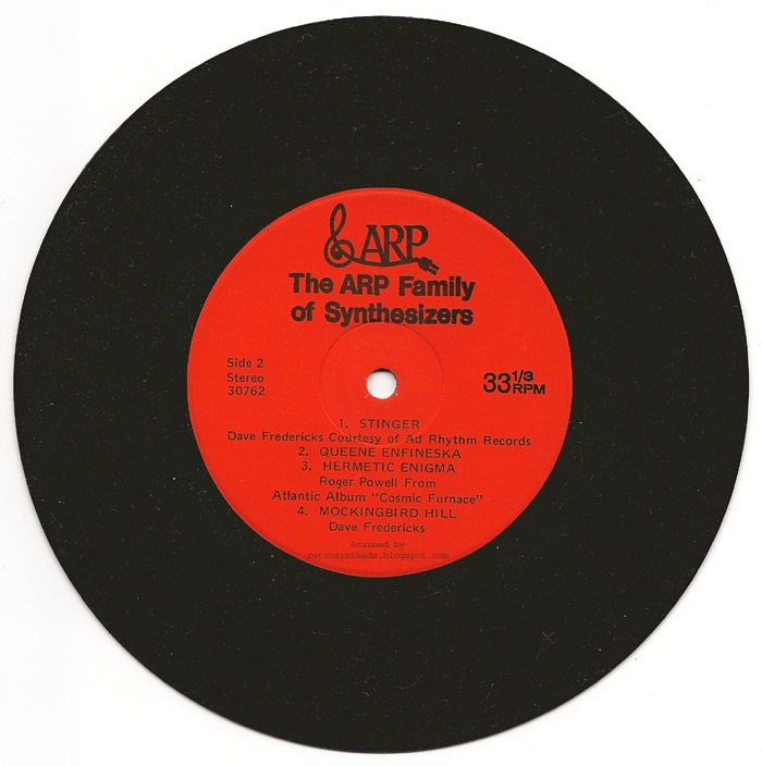 Retro Synth Ads: The ARP Family of Synthesizer Demo Record, 1973