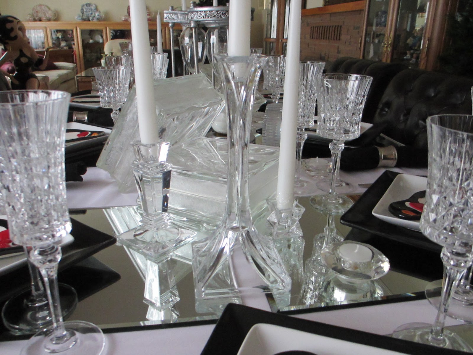 The Welcomed Guest: Ice Crystal New Year's Tablescape