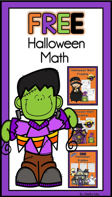 Halloween Math Freebies for Second Grade and More - Second Grade ...