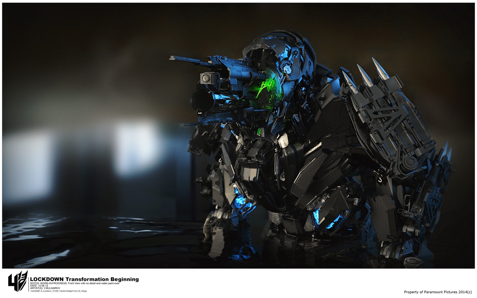 TRANSFORMERS 4: Age Of Extinction Lockdown's Weapon | Computer Graphics ...