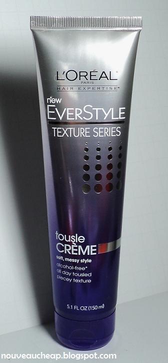 Review: New L'Oreal EverStyle Texture Series Tousle Creme | Nouveau Cheap